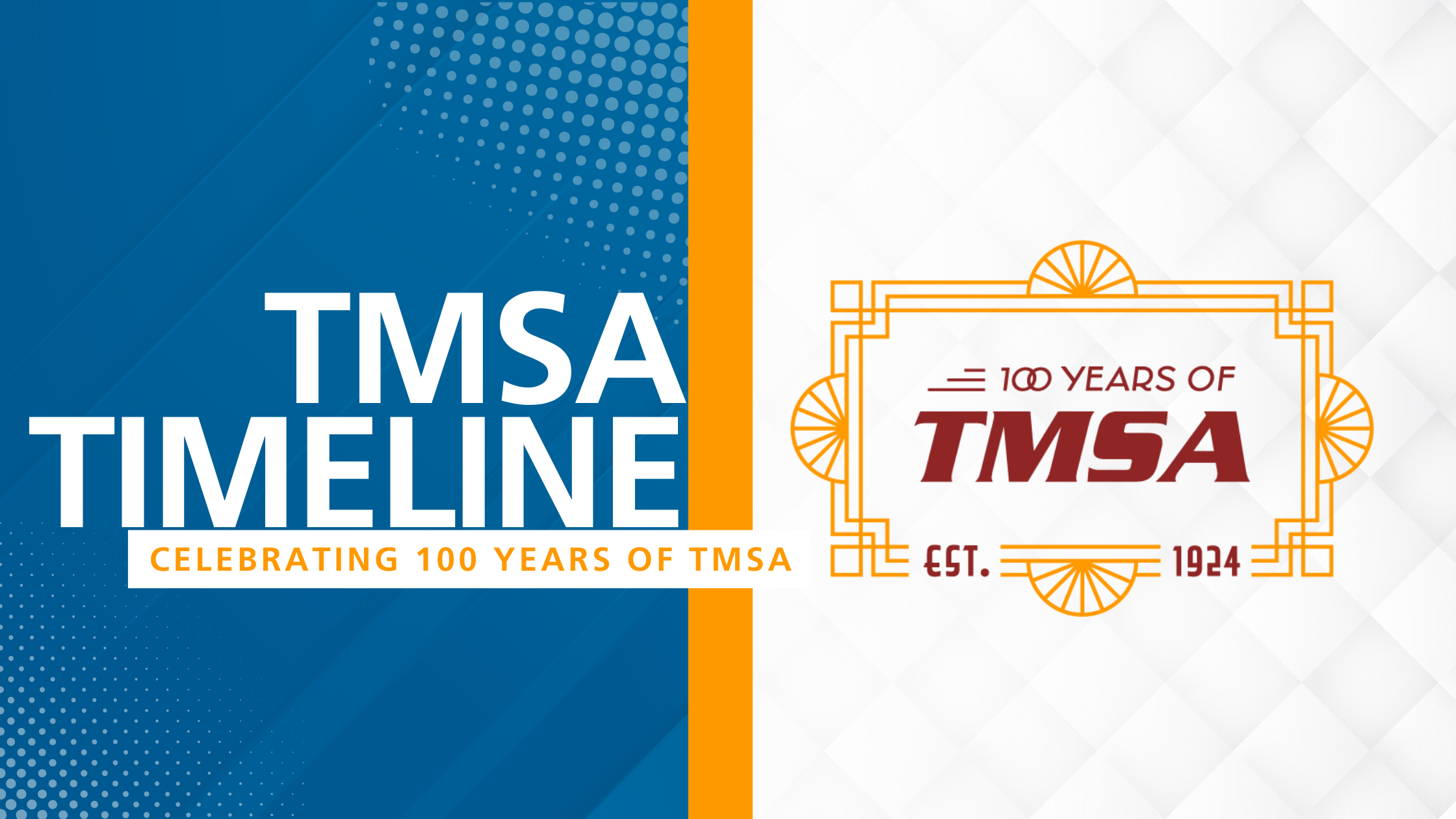 TMSA Timeline - From 1924